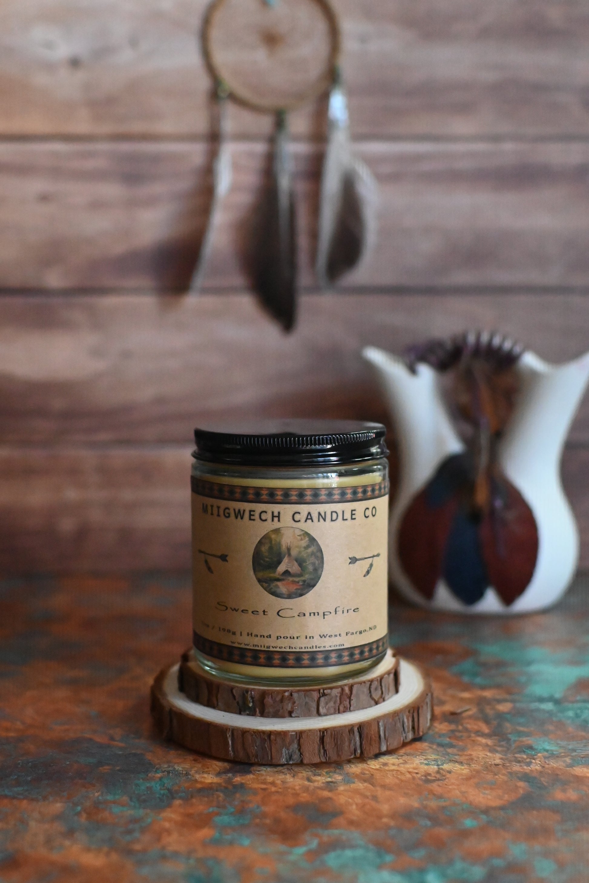 Sweet Campfire 7oz Candle – Miigwech Candle Co